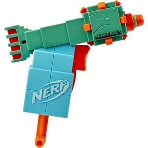 Nerf | Toys | Nerf Microshots Minecraft Guardian Mini Blaster Minecraft ...